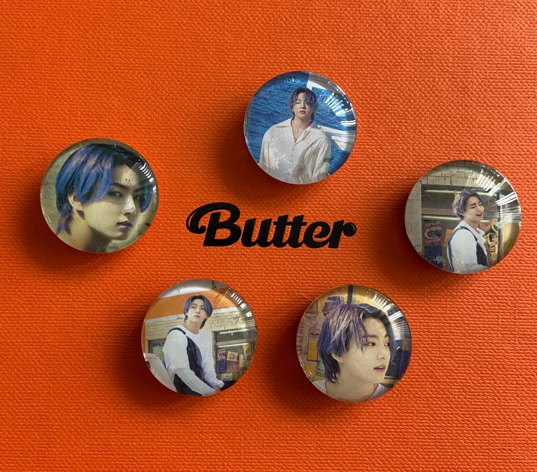 BTS Jungkook Butter Magnets// Pack of 5 Jungkook Magnets - Etsy