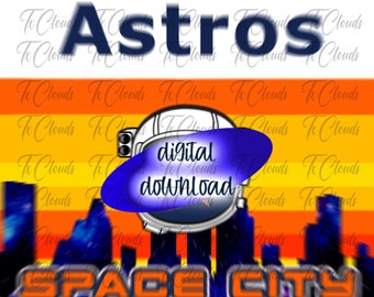 Sublimation Astros Space City - Etsy