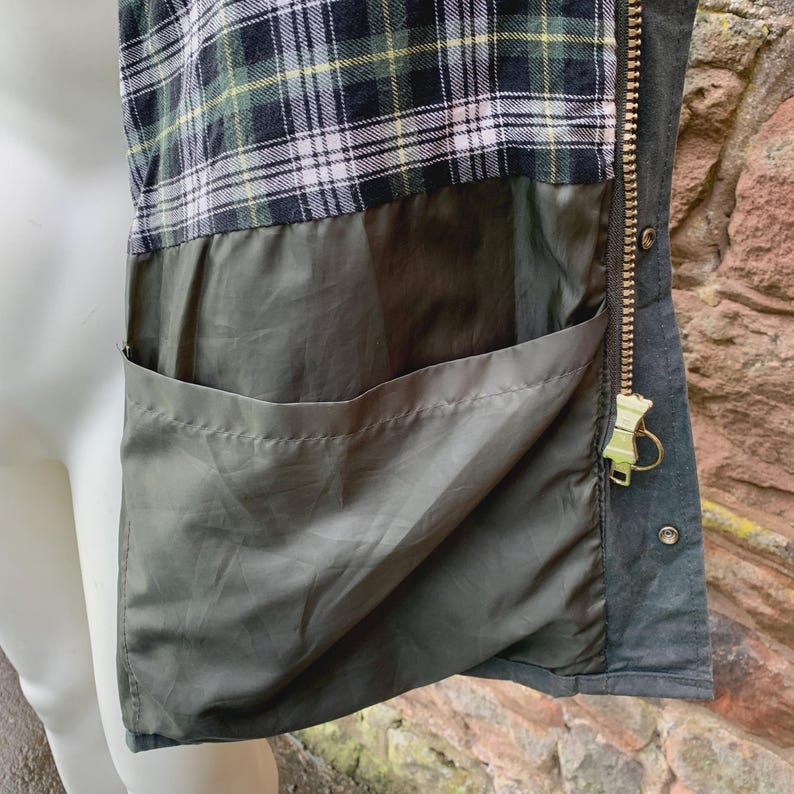 MENS WAXED JACKET / Retro Waxed Cotton Jacket With Detachable Hood by ...