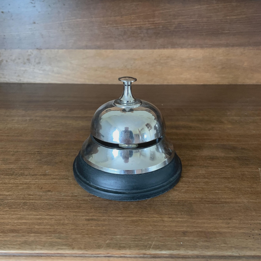 Retro Shop Keepers Bell, Desk Bell, Call Bell, Hotel Reception Bell ...