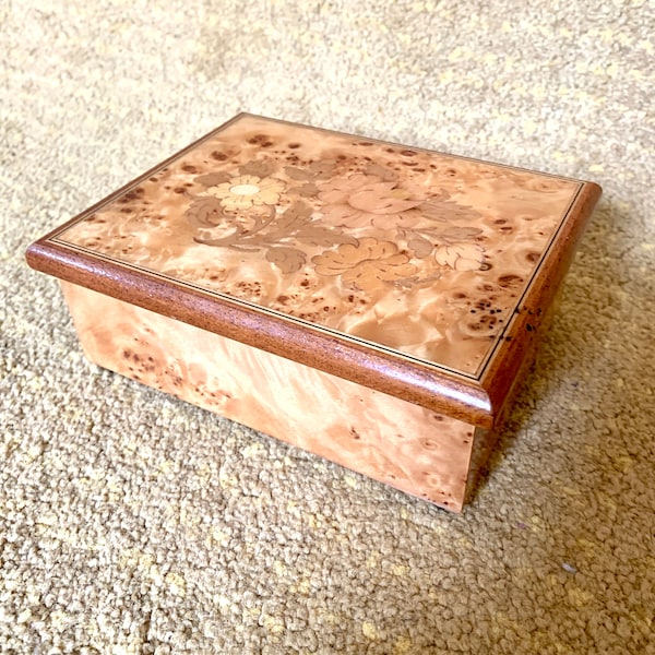 Italian Inlaid Wood Jewelry Boxes - Etsy