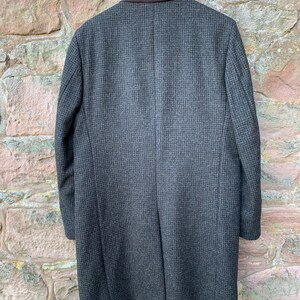 SINGLE BREASTED OVERCOAT - Classic Vintage Sartorial Quality Wool Tweed ...
