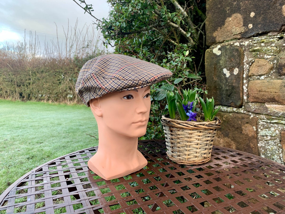 VINTAGE TWEED CAP - Vintage English Country Wool Tweed Cap by M & S ...