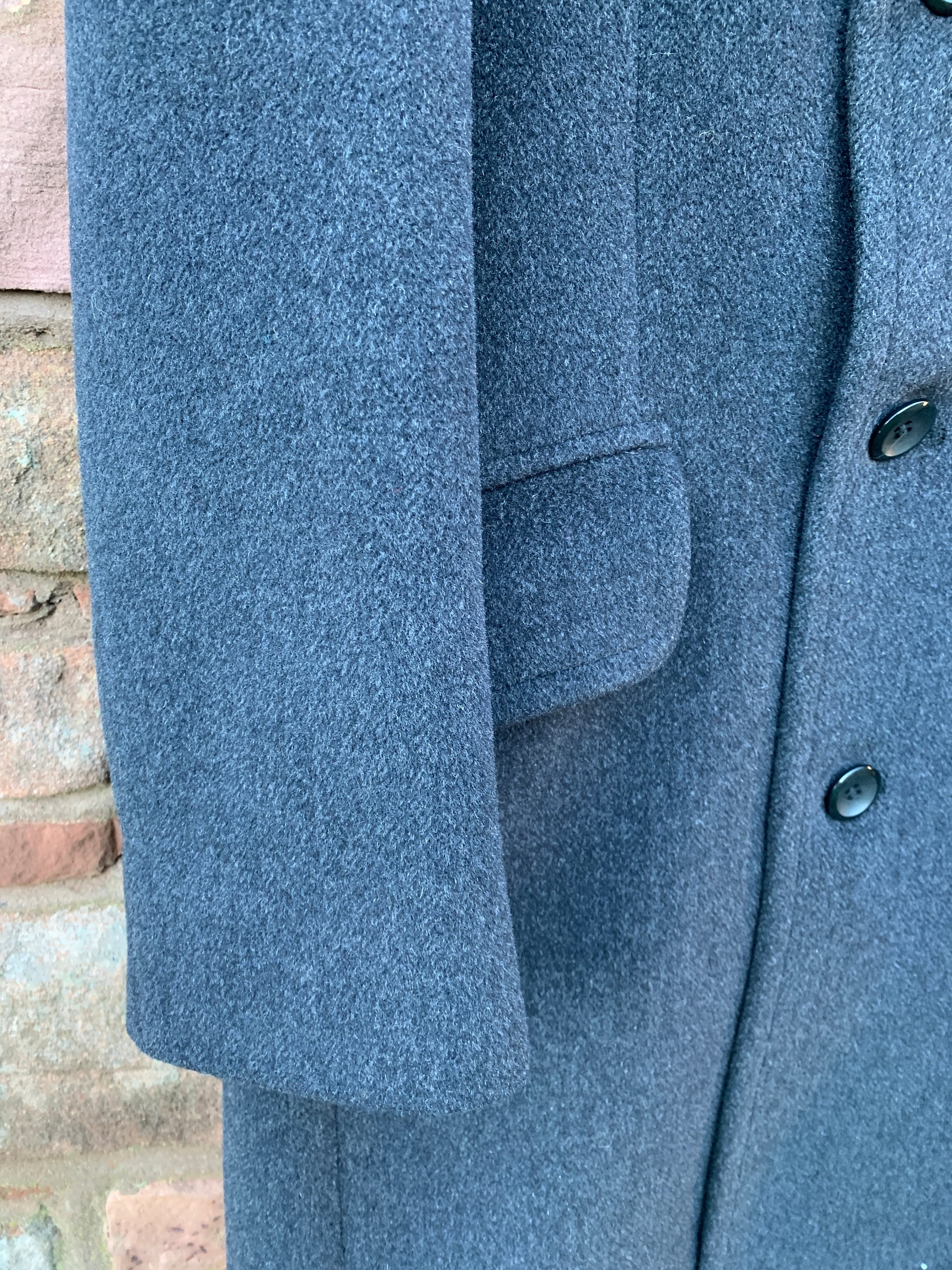 CLASSIC ENGLISH OVERCOAT - Vintage 70s or 80s Mens British English ...