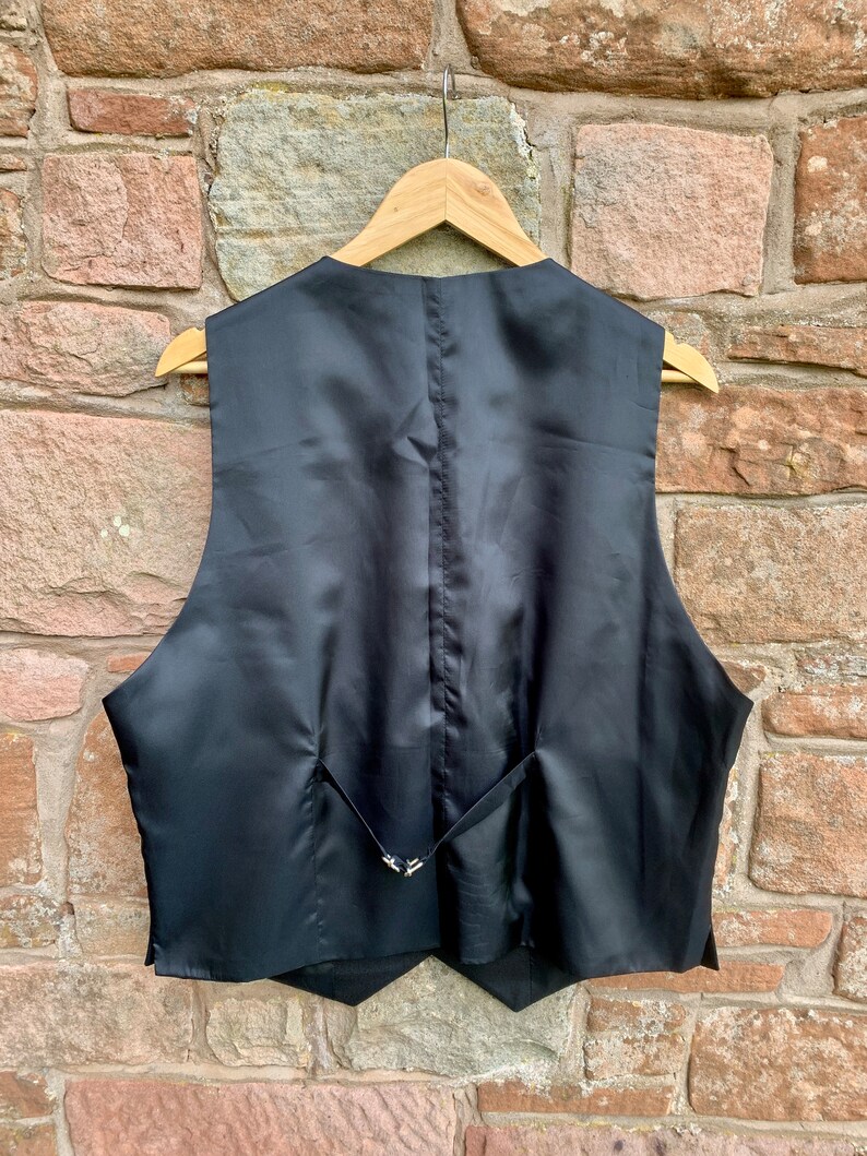 SCOTTISH WAISTCOAT Classic Scottish Black Dress Waistcoat or Vest, With ...