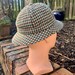 DEERSTALKER TWEED HAT - Vintage English or British Country Tweed ...