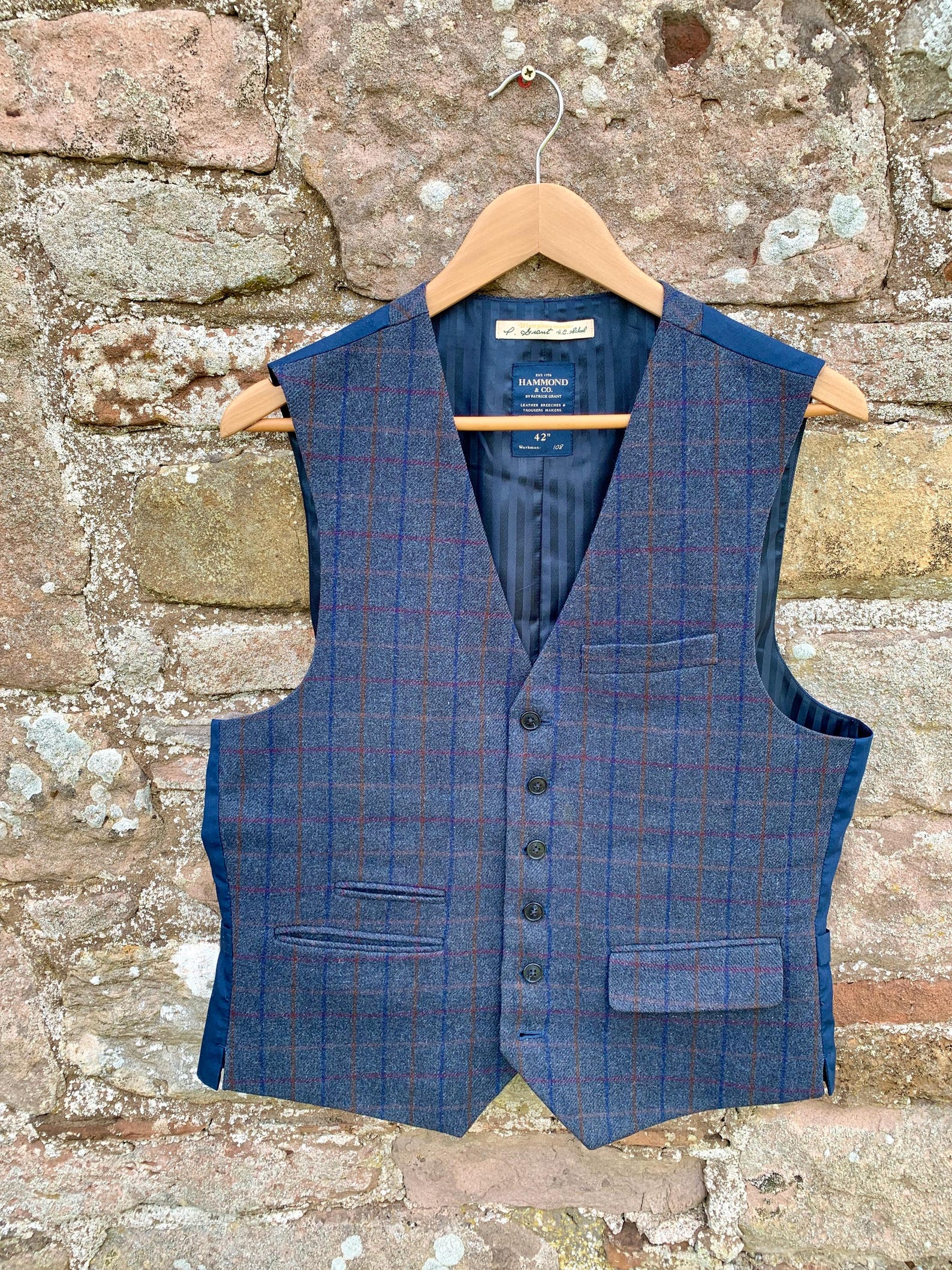 VINTAGE WAISTCOAT VEST - Classic English Style Waistcoat or Vest, With ...