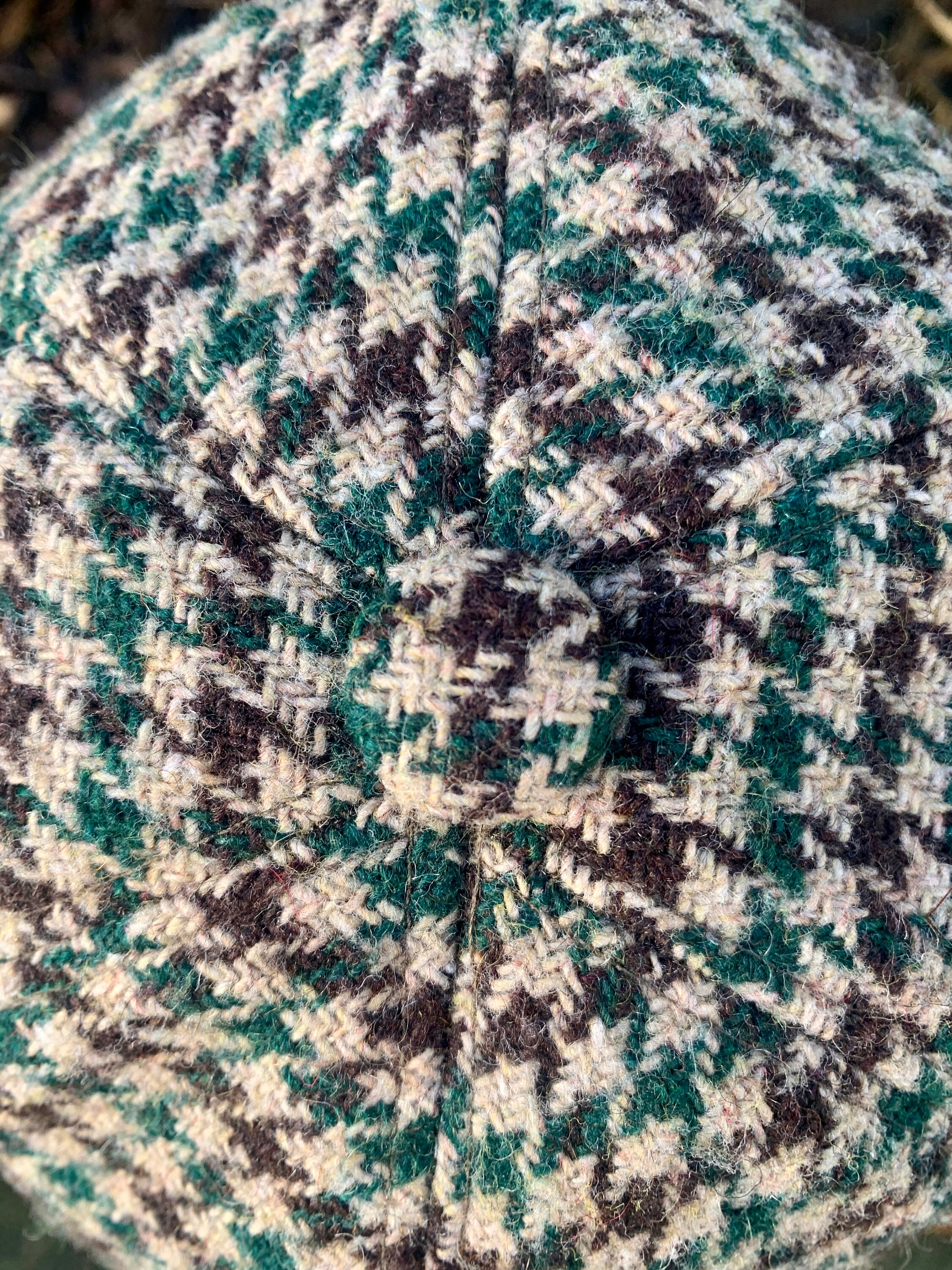 DEERSTALKER TWEED HAT - Vintage English or British Country Tweed ...