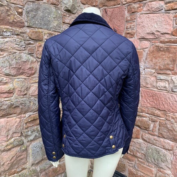 Retro LADIES Jacket / Y2K Navy Blue quilted Jacket by… - Gem