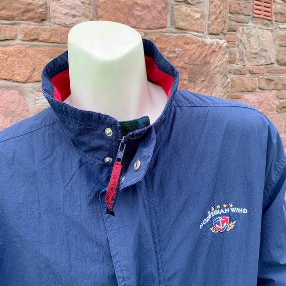 NORWEGIAN WIND JACKET - Retro 90s Lightweight Rain Ja… - Gem