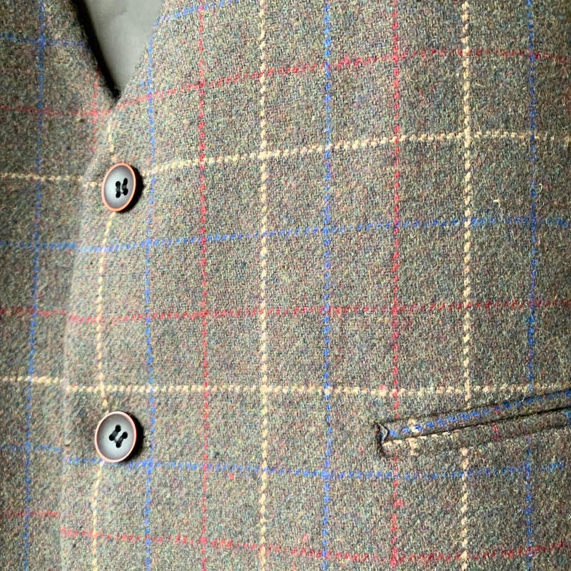 1920s Tweed Vest - Etsy UK