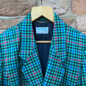 LADIES CHECK BLAZER Stylish Vintage 2 Button Ladies Green - Etsy