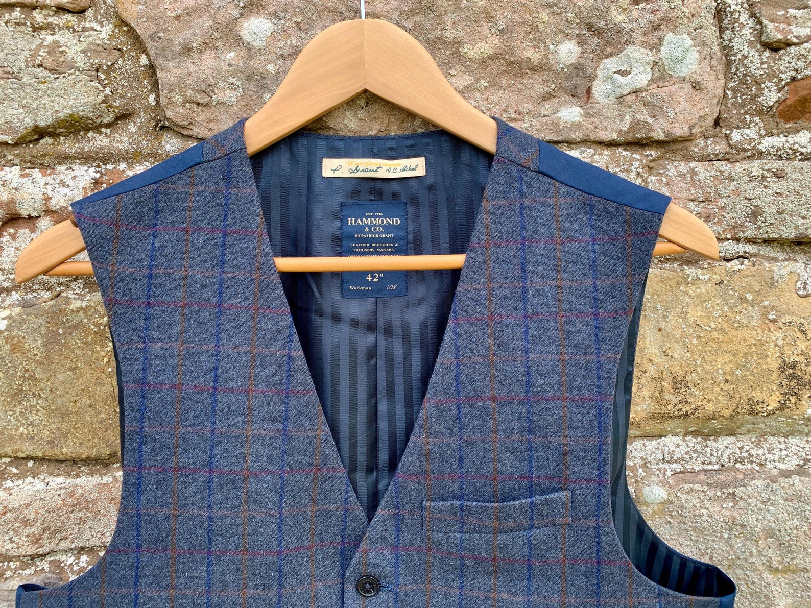 VINTAGE WAISTCOAT VEST - Classic English Style Waistcoat or Vest, With ...