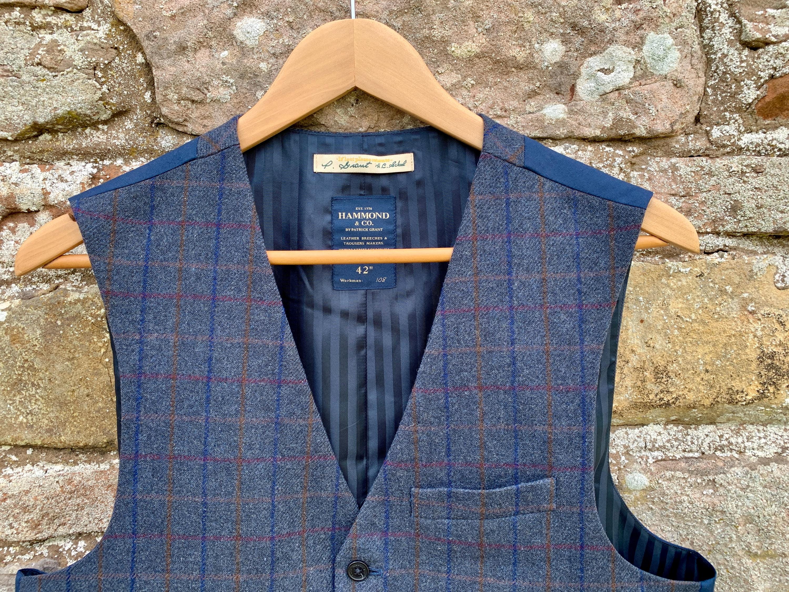 VINTAGE WAISTCOAT VEST - Classic English Style Waistcoat or Vest, With ...