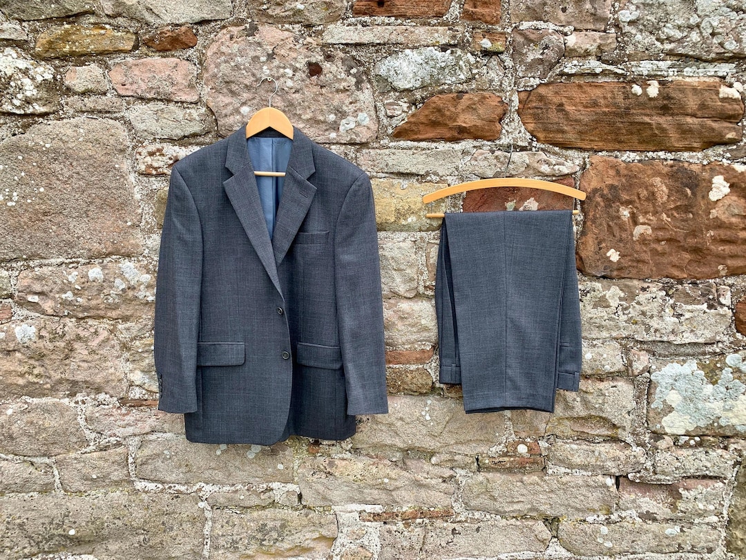 ENGLISH SUIT Stunning High Quality Vintage 2 Piece Single Breasted 2 ...