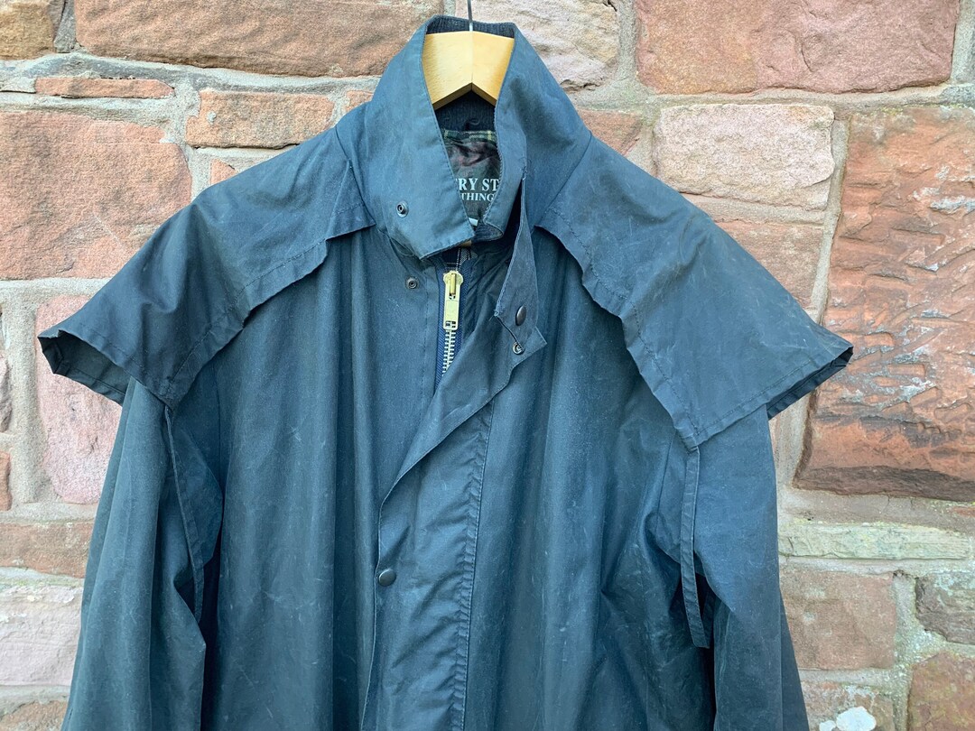 STOCKMAN COAT - Dark Green Men's Long Equestrian Outback Horseback ...