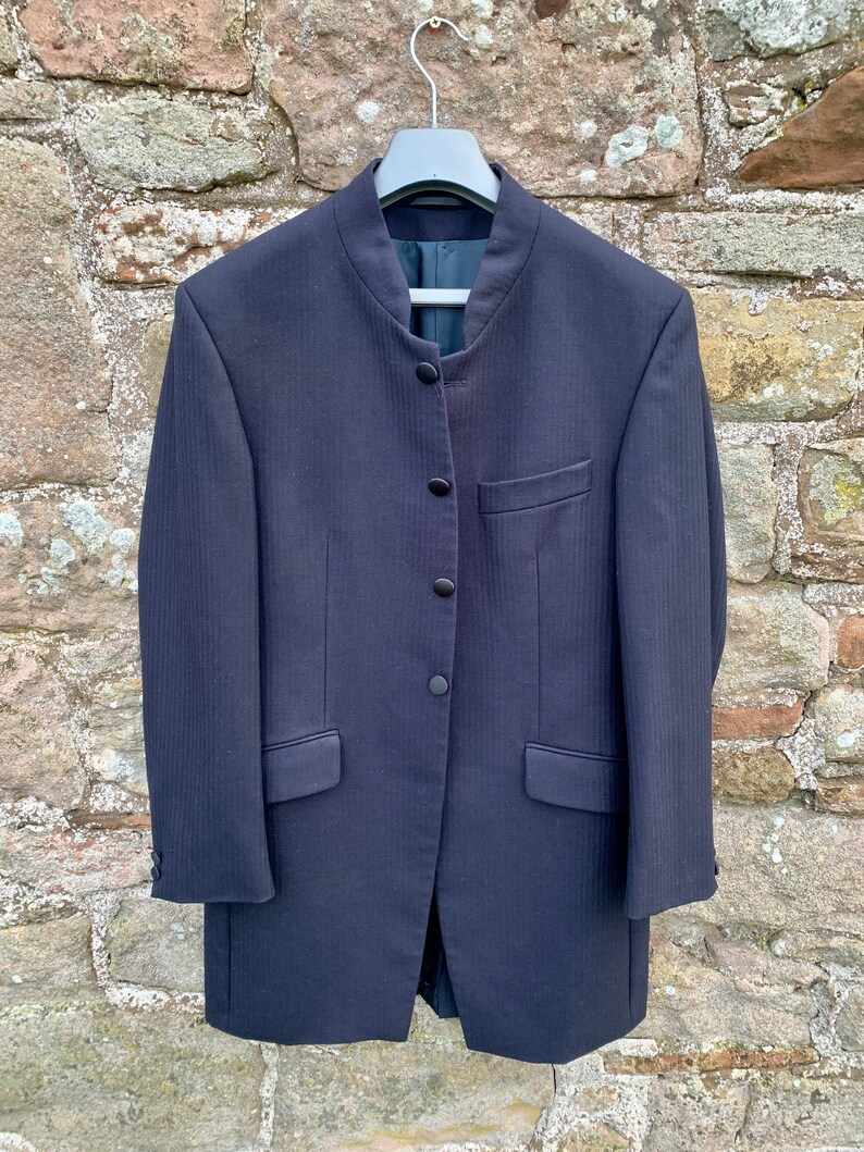 ENGLISH MORNING COAT - A Classic Superior Quality Retro Dark Navy ...