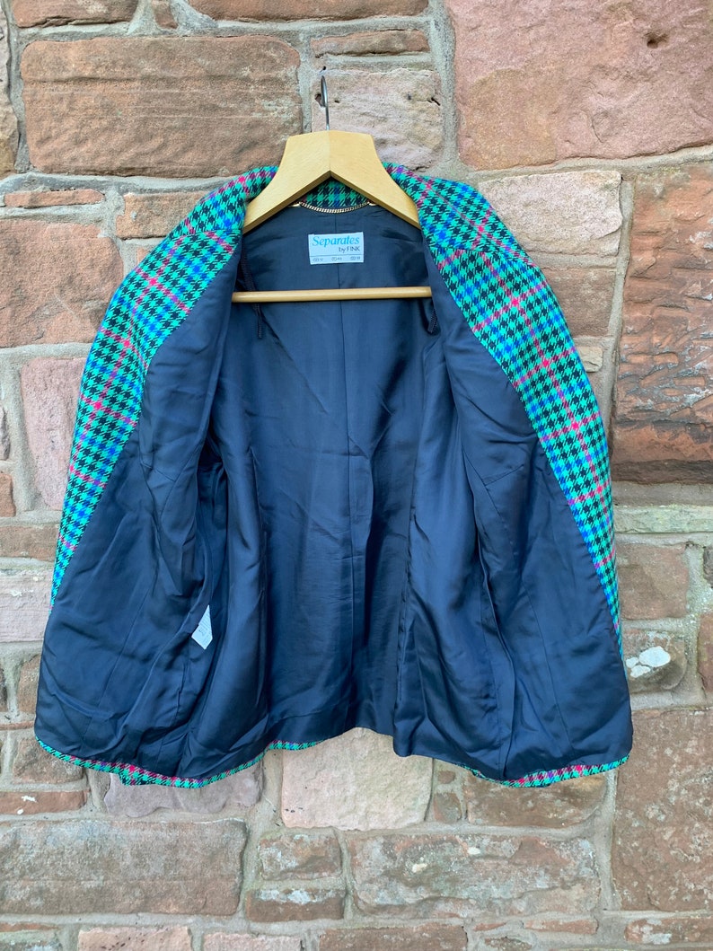 LADIES CHECK BLAZER Stylish Vintage 2 Button Ladies Green - Etsy