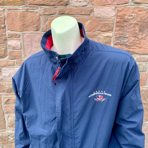 NORWEGIAN WIND JACKET - Retro 90s Lightweight Rain Ja… - Gem