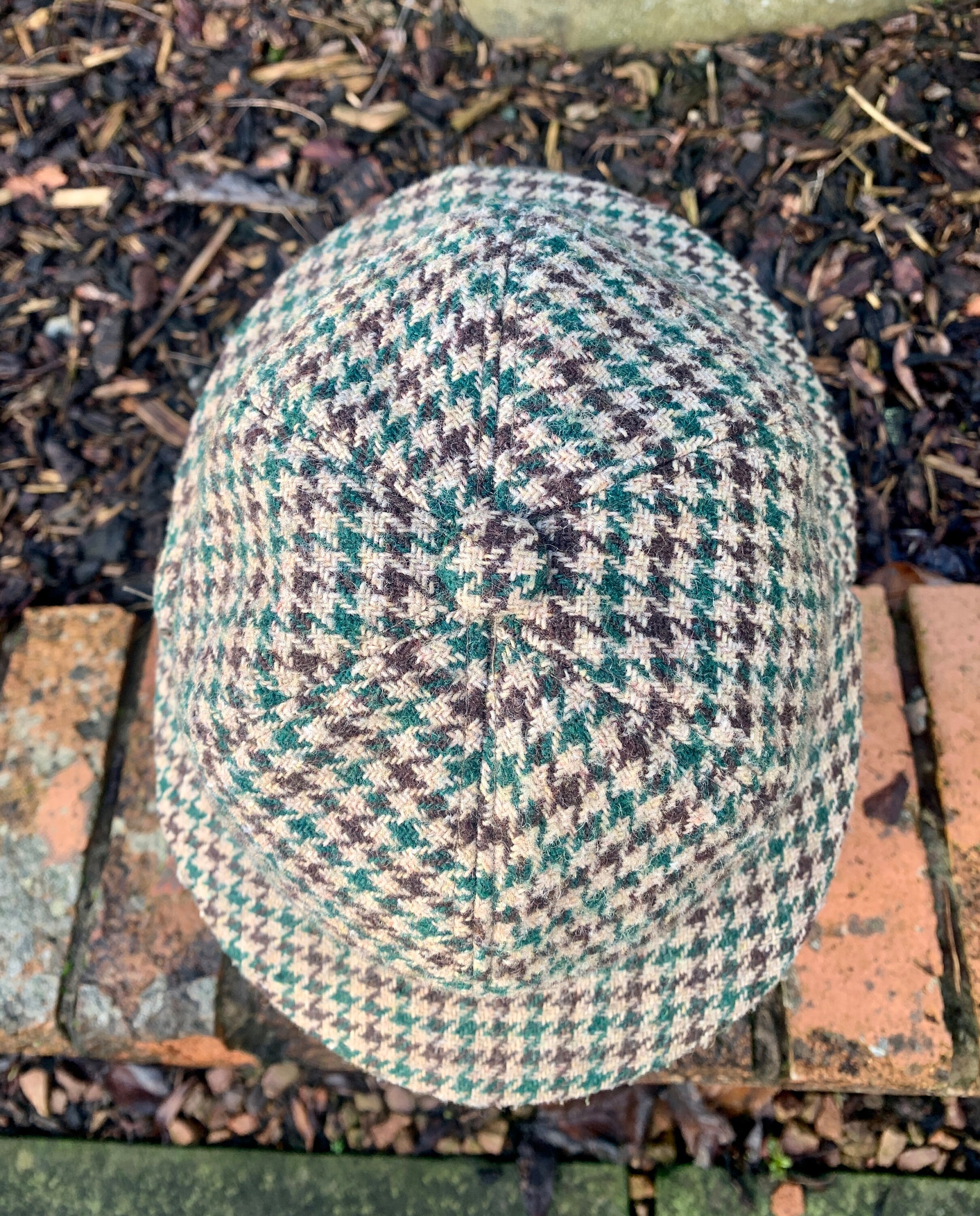 DEERSTALKER TWEED HAT - Vintage English or British Country Tweed ...