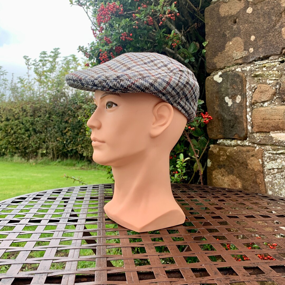Vintage Pre 1973 Wool Mix Tweed Cap - Etsy