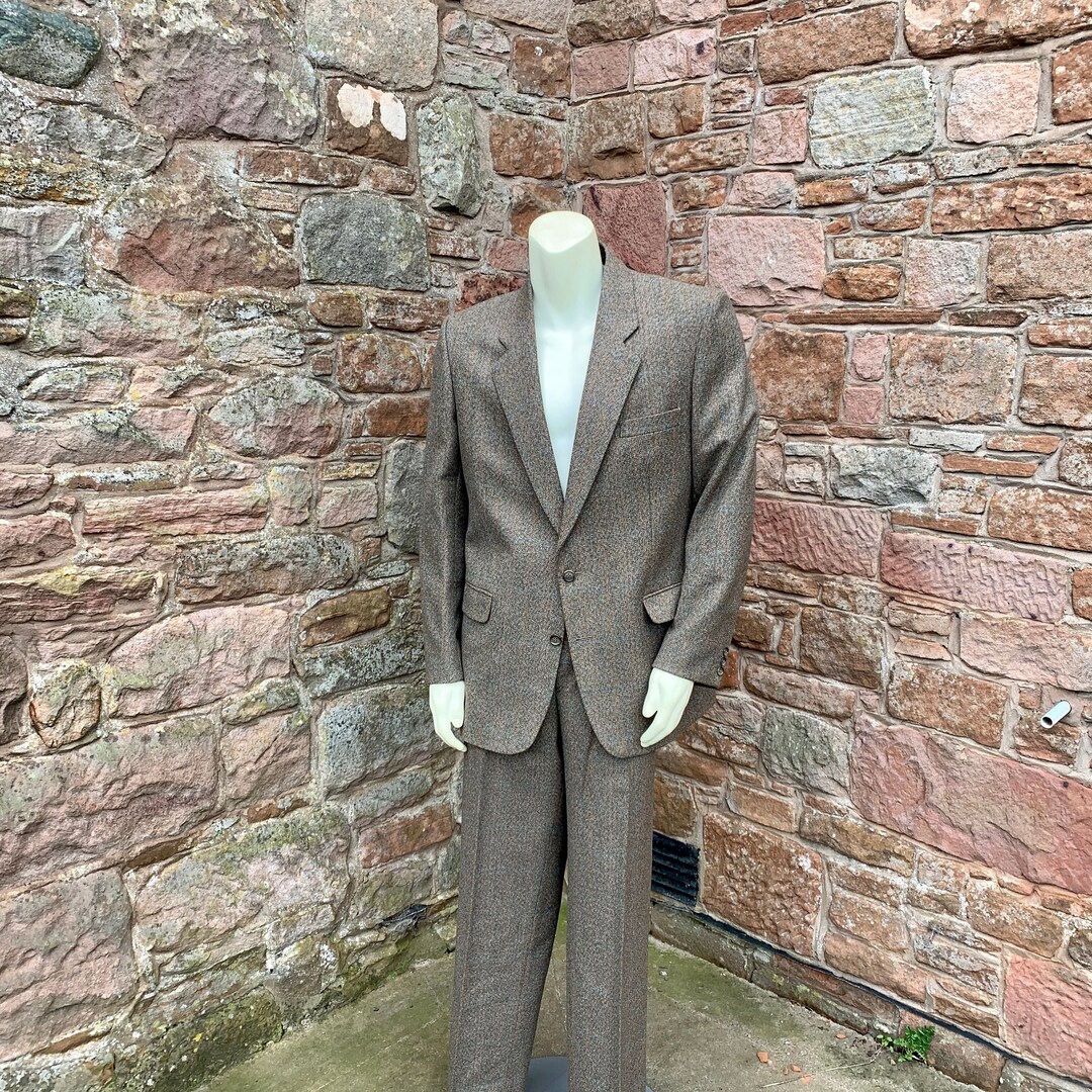 VINTAGE English Suit High Quality Vintage 1970s 2 Piece, 2 Button ...