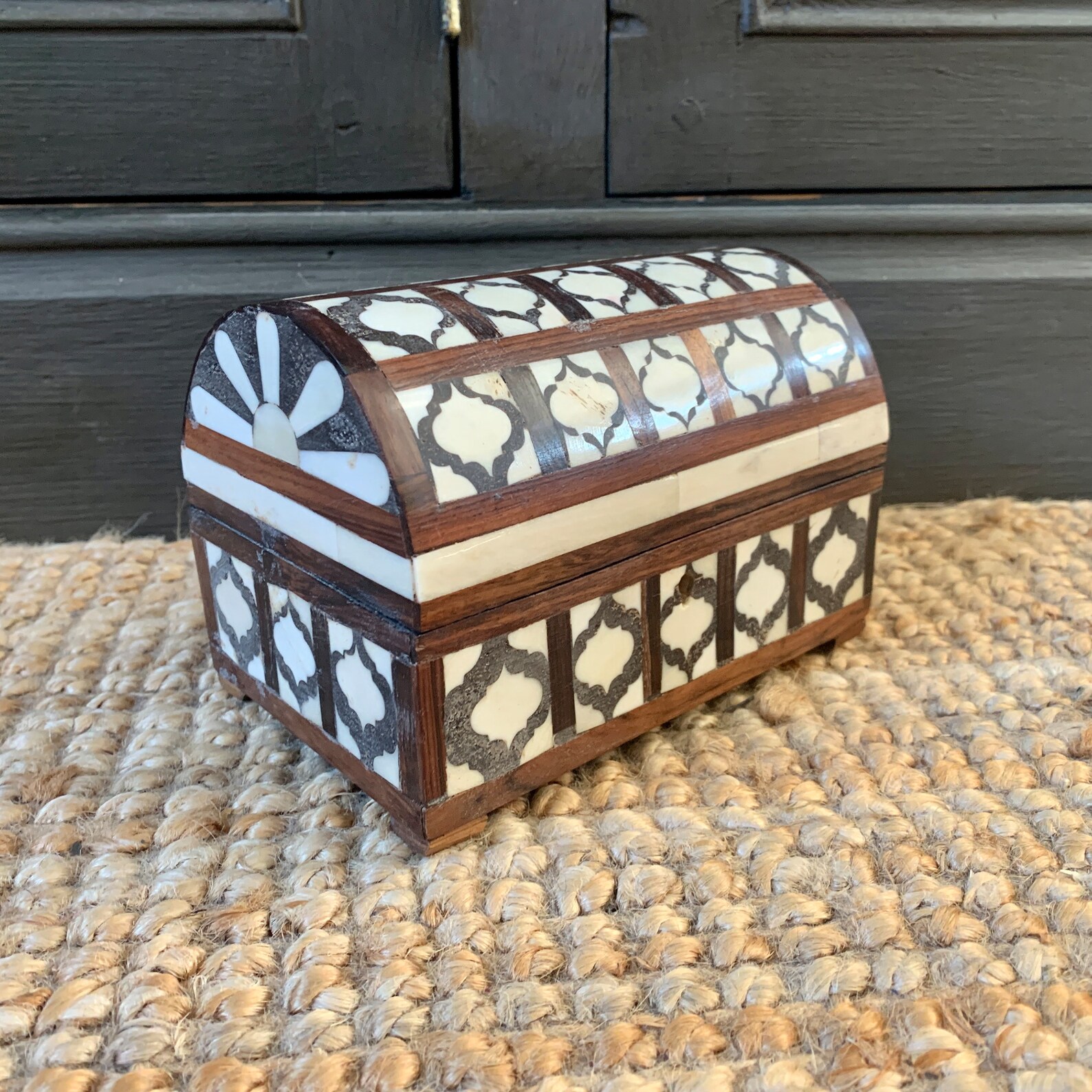 Handmade Treasure Chest or Jewellery Box - Small Handmade Dome Top ...