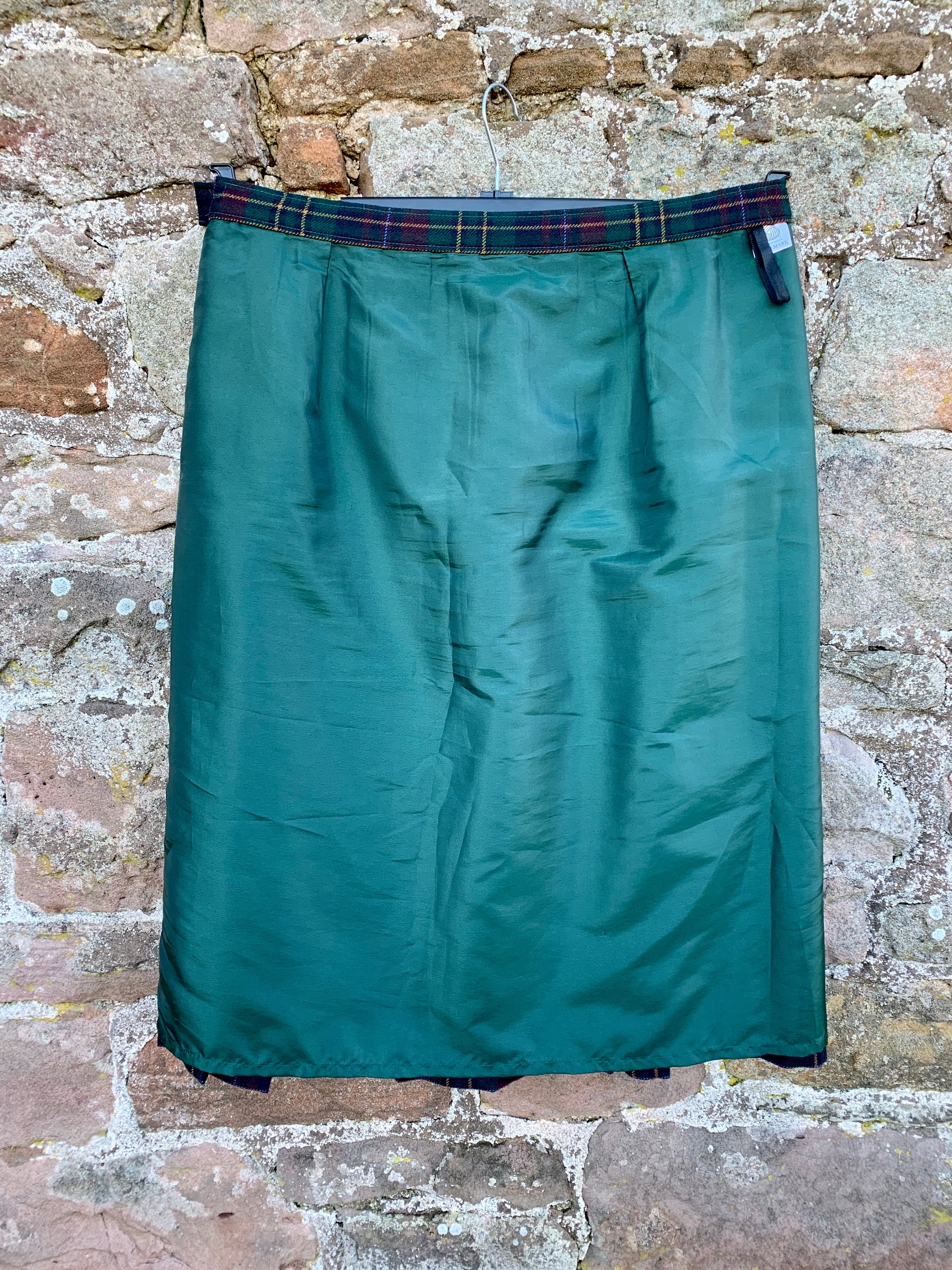 SCOTTISH TARTAN SKIRT Traditional Classic Vintage Ladies Pleated ...