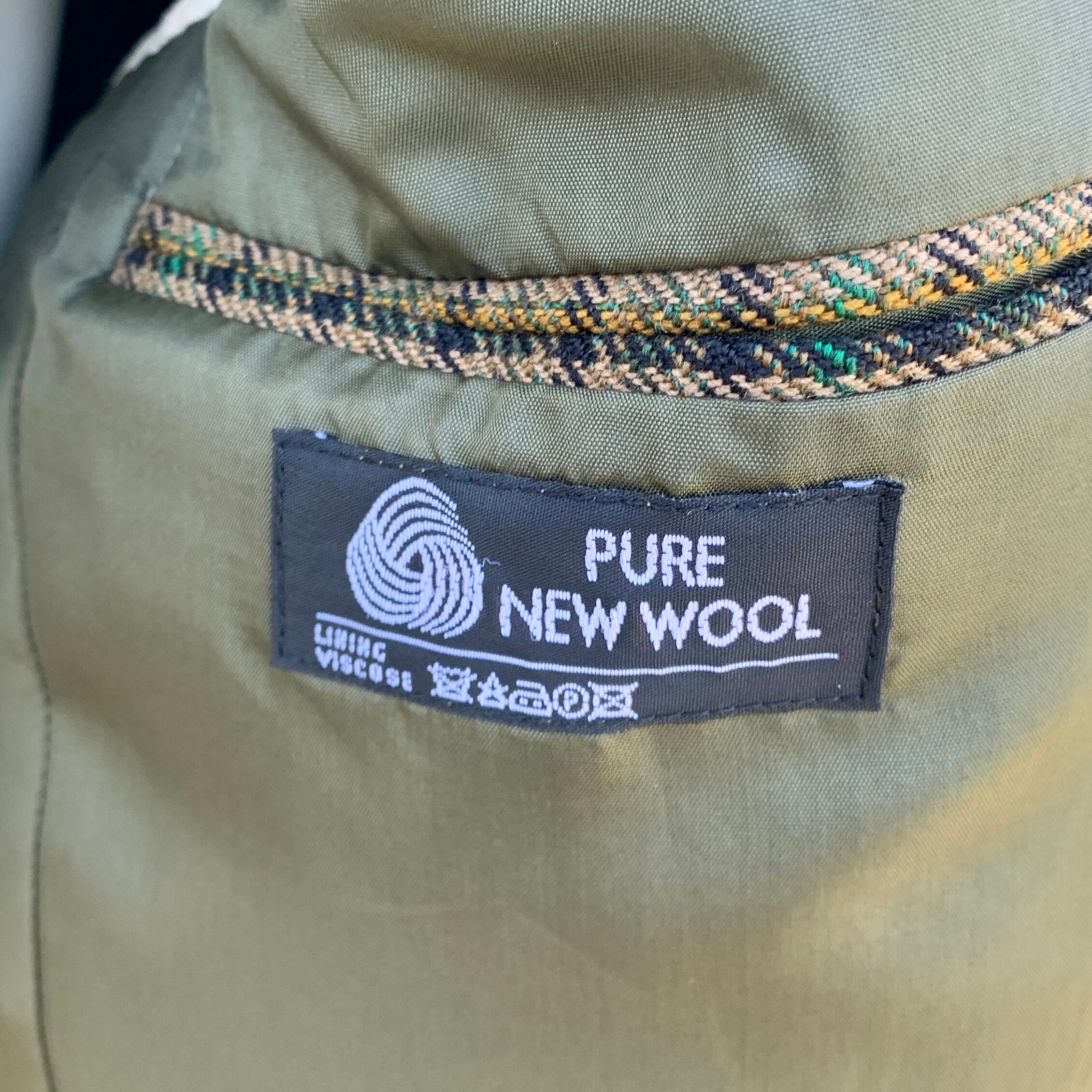 Classic Vintage 3 Button old School Check Hacking - Etsy