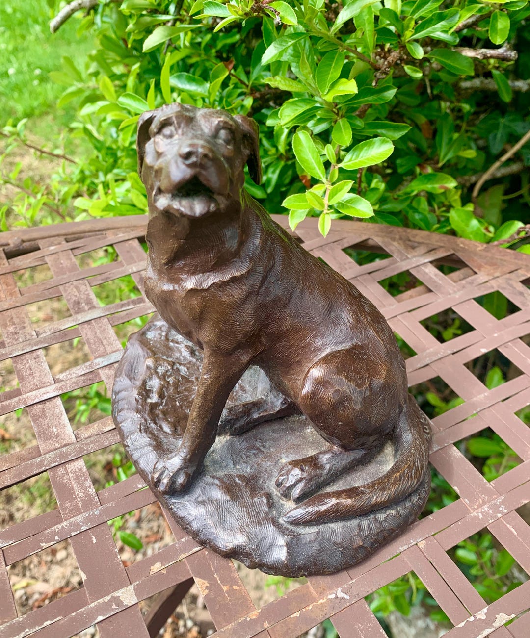 LABRADOR RETRIEVER - Sensational Cold Cast Bronze Statue of an English ...