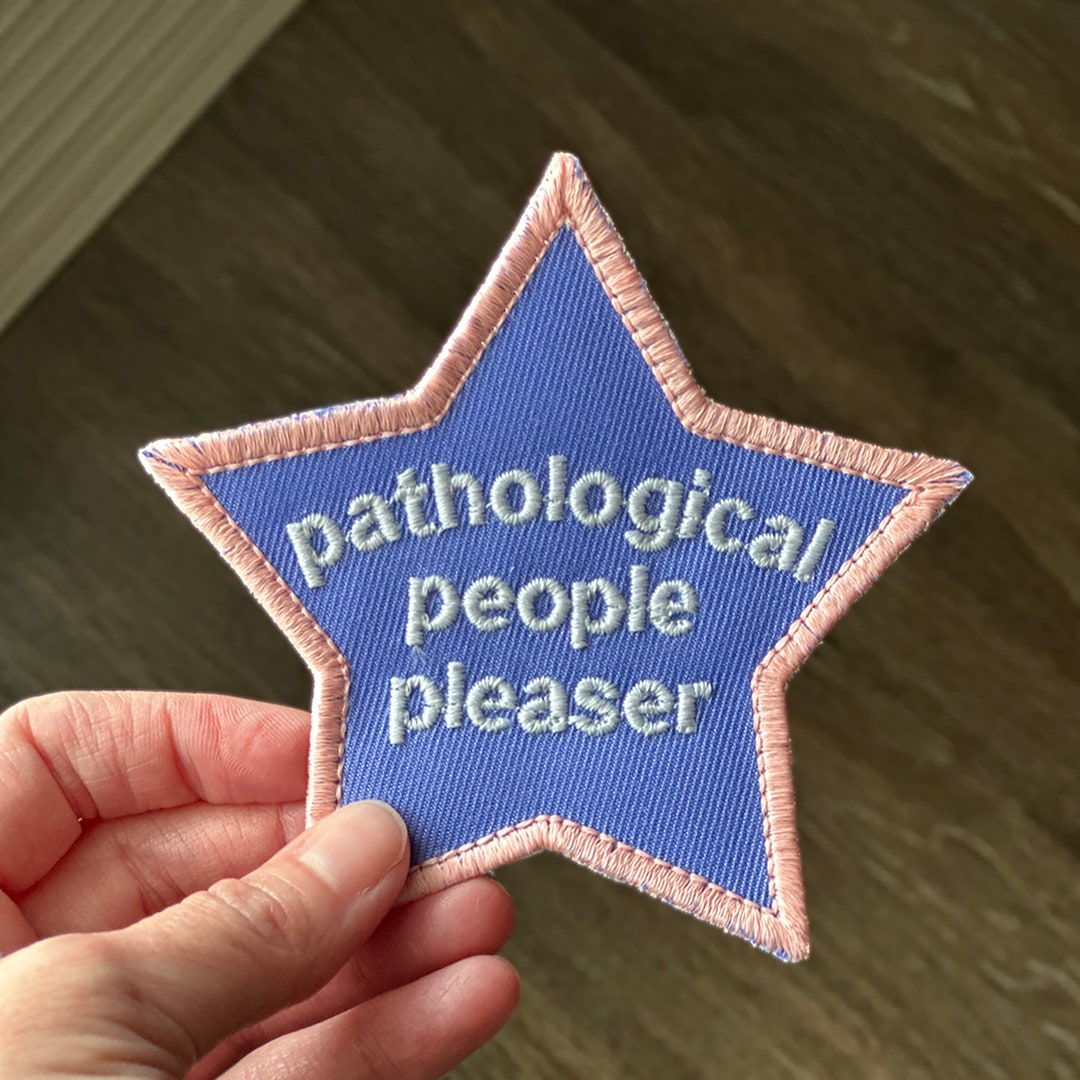 Pathological People Pleaser Iron on Patch Eras Tour Inspired - Etsy