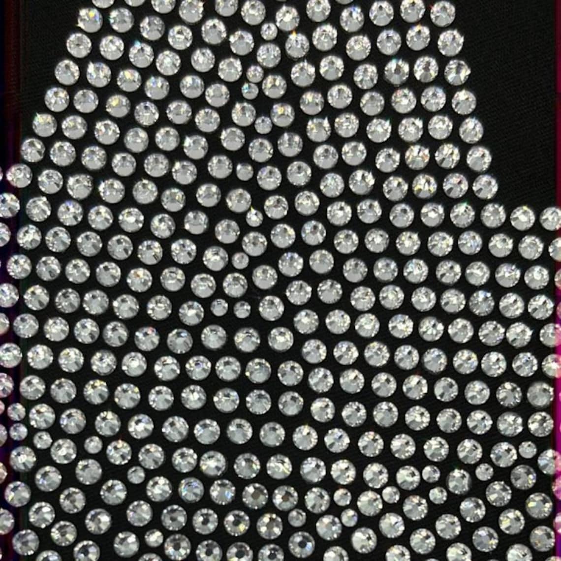 Crystal Large Star Rhinestone Iron On Design Bling Iron On Star