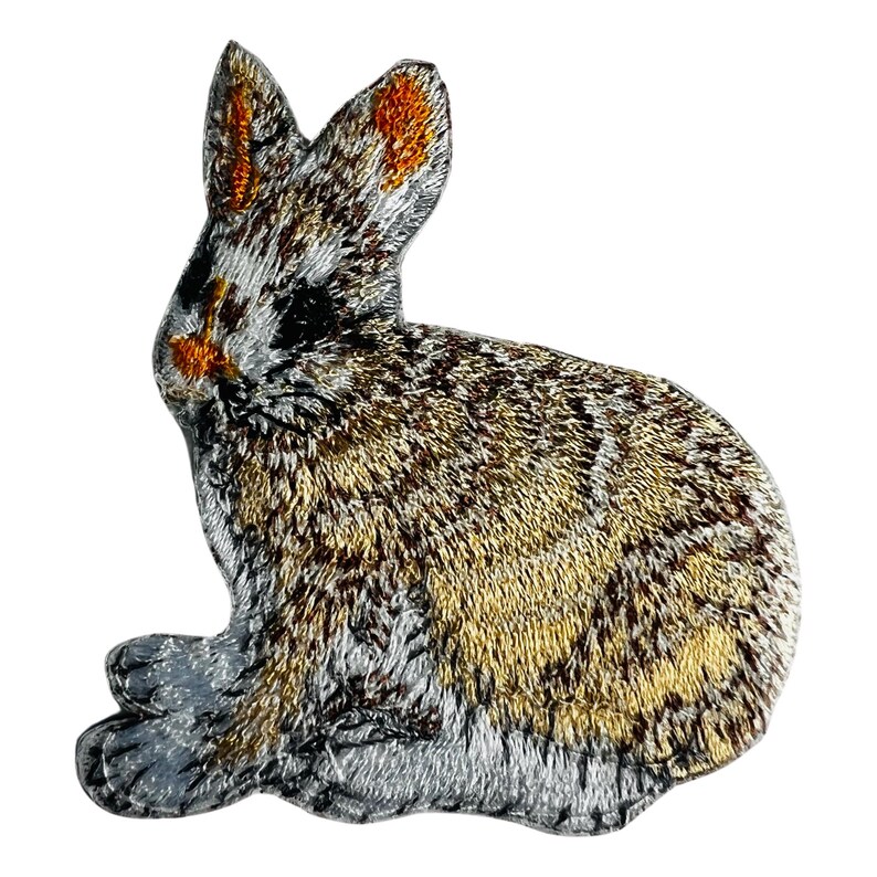Rabbit İron on Embroidery Patch Design for Clothes by Rhinify , Heat ...