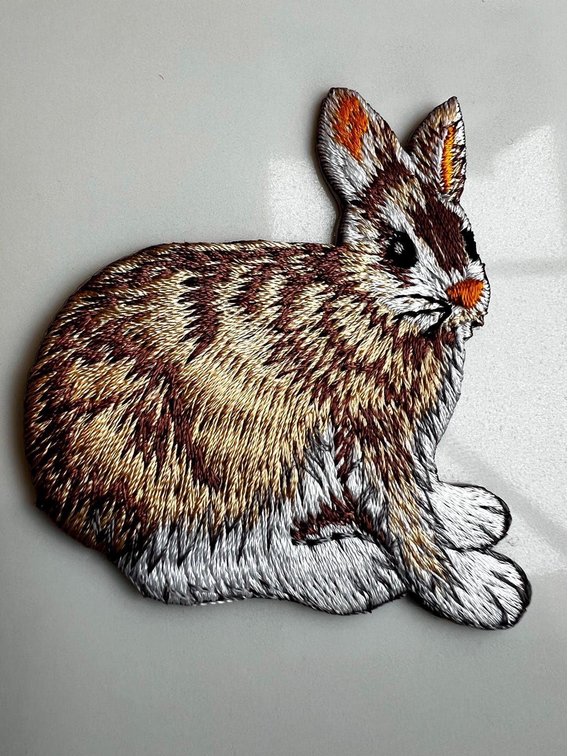 Rabbit İron on Embroidery Patch Design for Clothes by Rhinify , Heat ...