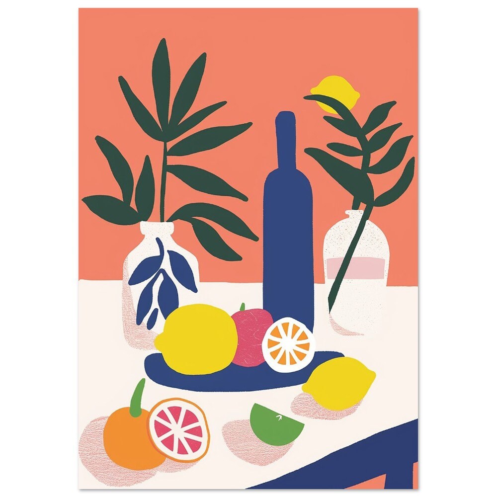 Kitchen Wall Art Citrus Fruit Poster - Etsy