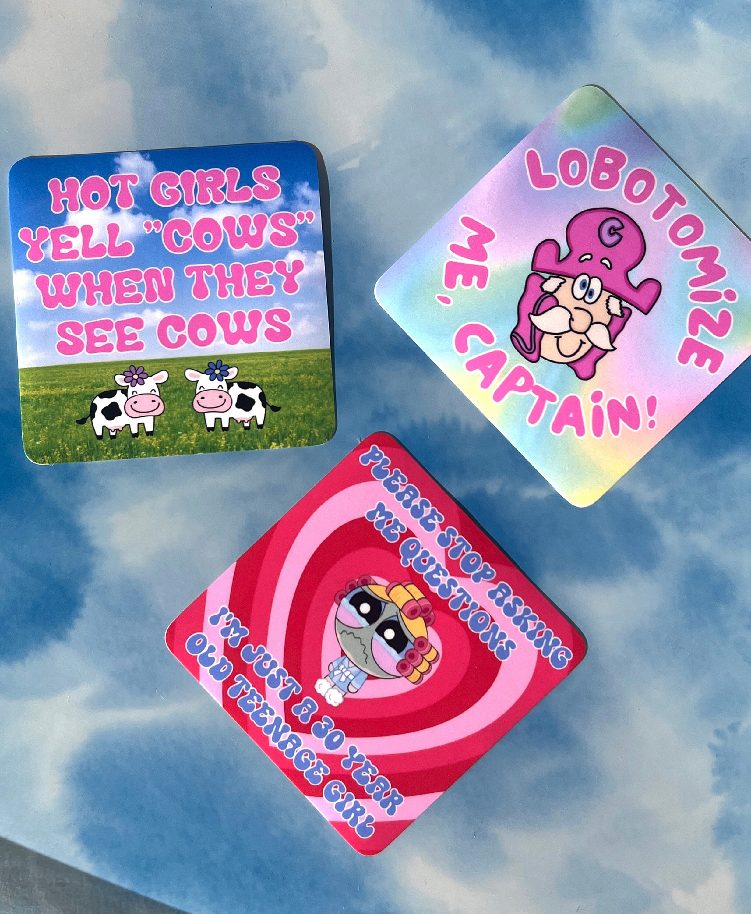 Powerpuff Girls Sticker Millennial Sticker Y2k Sticker - Etsy