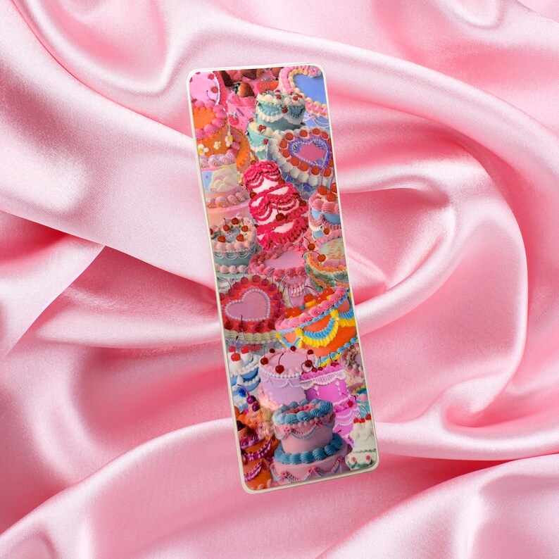 Cake Bookmark, Coquette Bookmark, Girly Bookmark, Y2k Bookmark, Booktok ...
