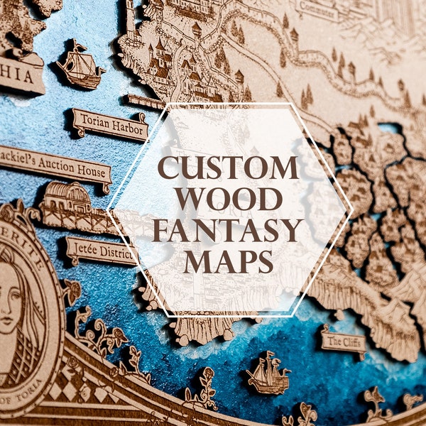 Fantasy Map - Etsy