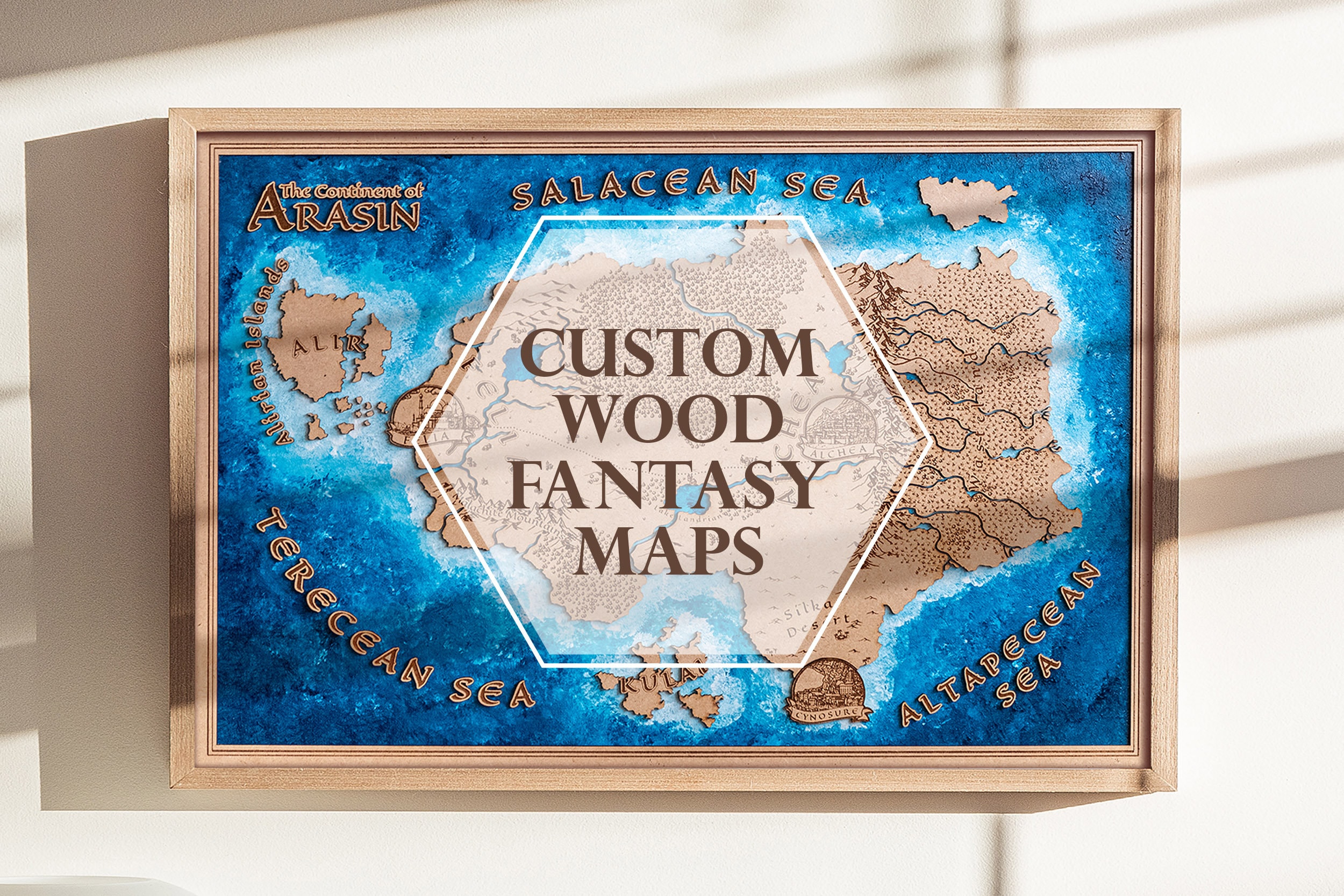 Custom Fantasy Map Fantasy Style Map Custom World Worldbuilding Custom ...