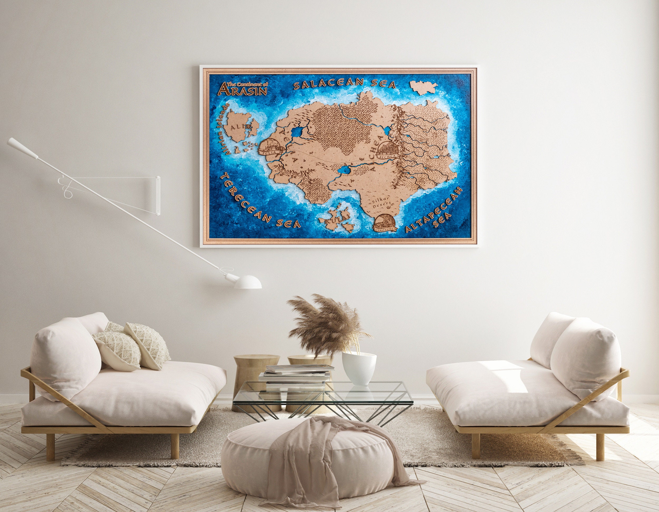 Custom Fantasy Map Fantasy Style Map Custom World Worldbuilding Custom ...