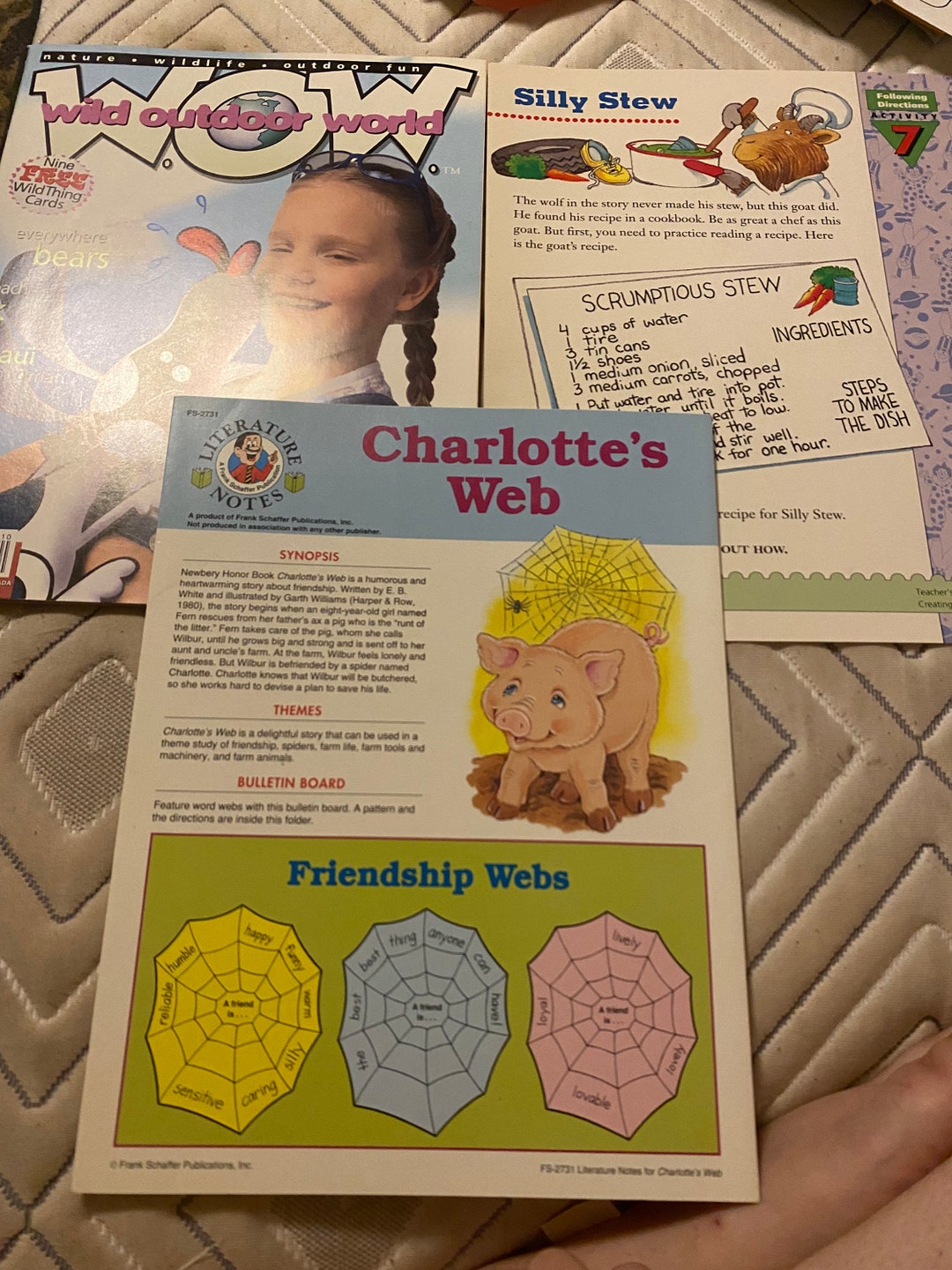 Teachers Prek Teaching Activity Learning Charlottes Web - Etsy
