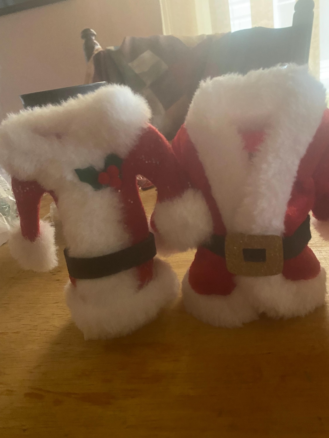 His and Her Mrs Claus Mr Claus Santa Claus Suits Doll Clothes Play ...