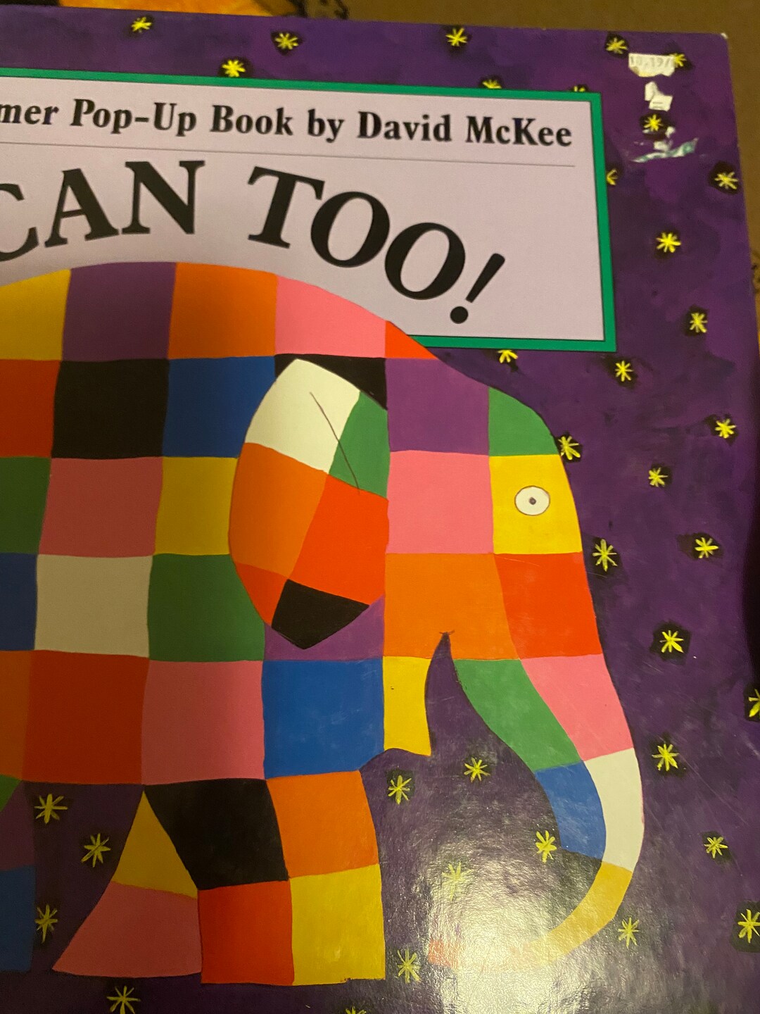 Elmar Pop-up Safari Book the Elephant Never Touch a Dinosaur, Tactile ...