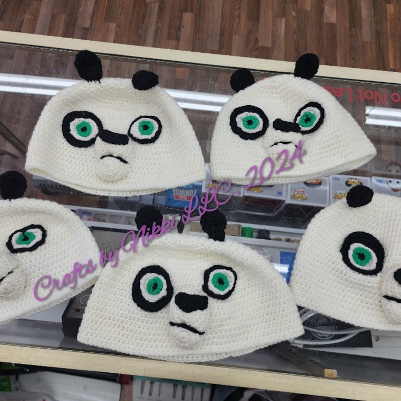 Crochet Panda Hat - Etsy
