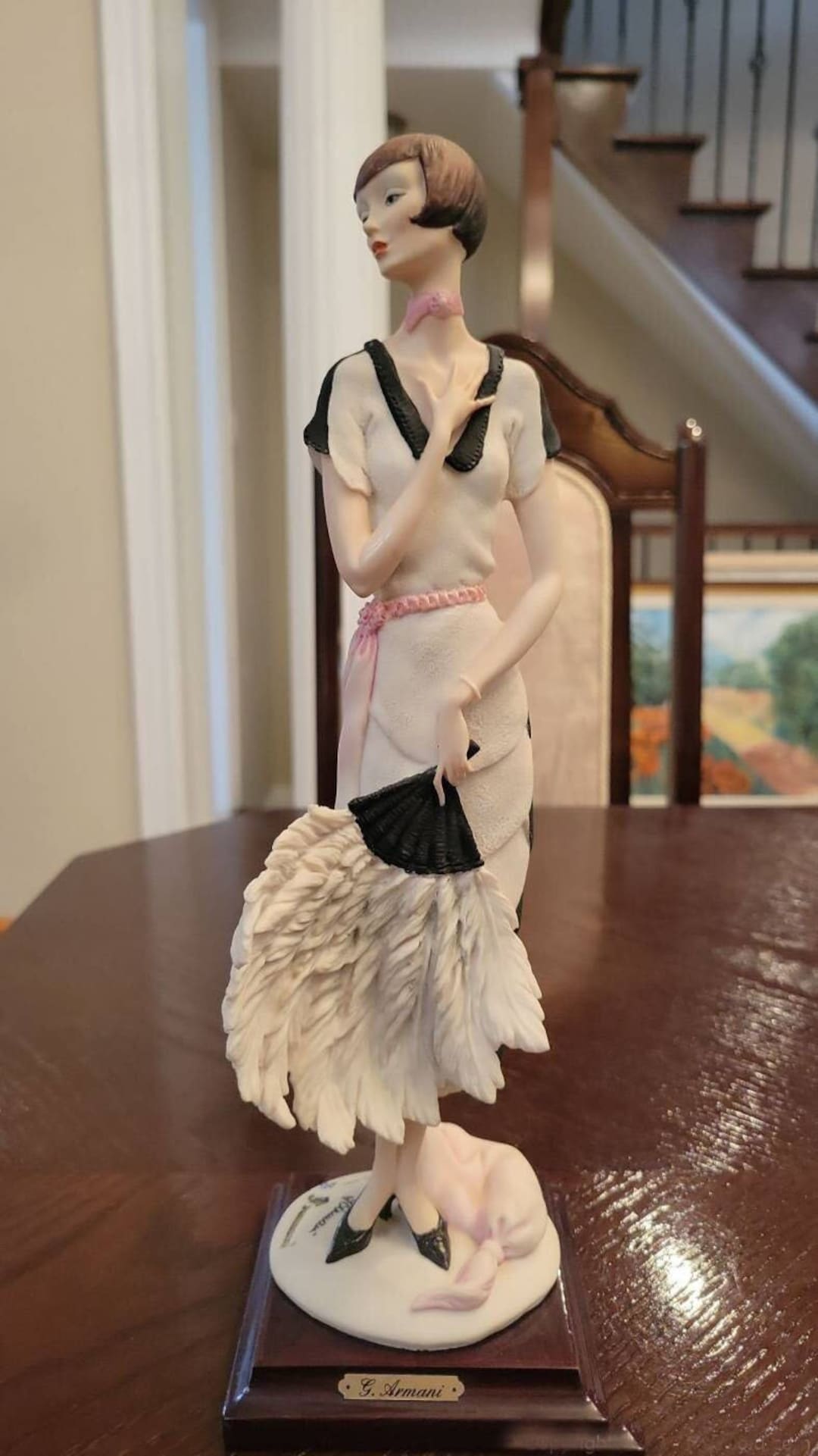 Giuseppe Armani LADY WITH FAN 395P Figurine 13.5 - Etsy
