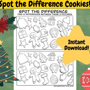 Spot the Difference Cookies - Etsy