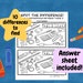 Spot the Difference School, Back to School, Printable Games ...