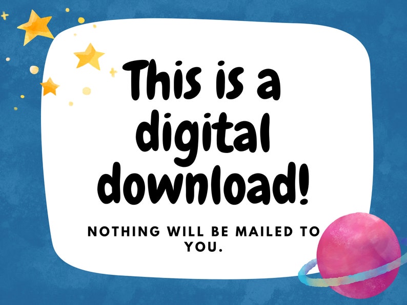 Spot the Difference Outer Space, Kids Activity Sheet - Etsy