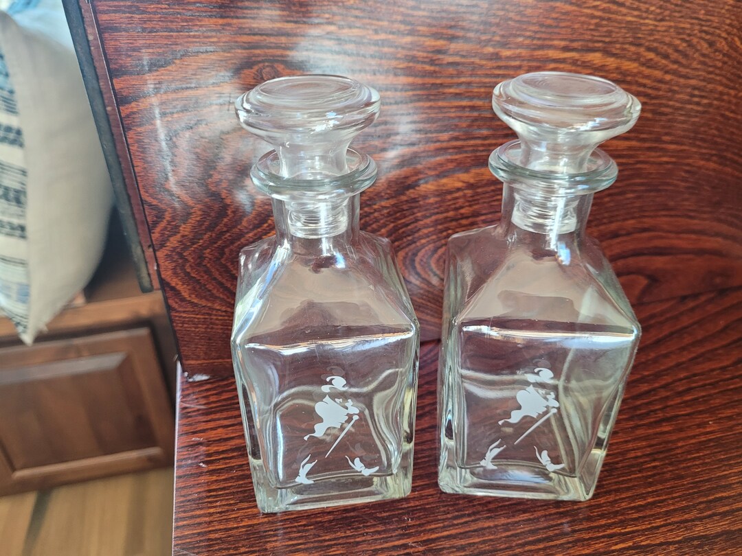 Johnnie Walker Mini Decanters - Set of 2 - Etsy