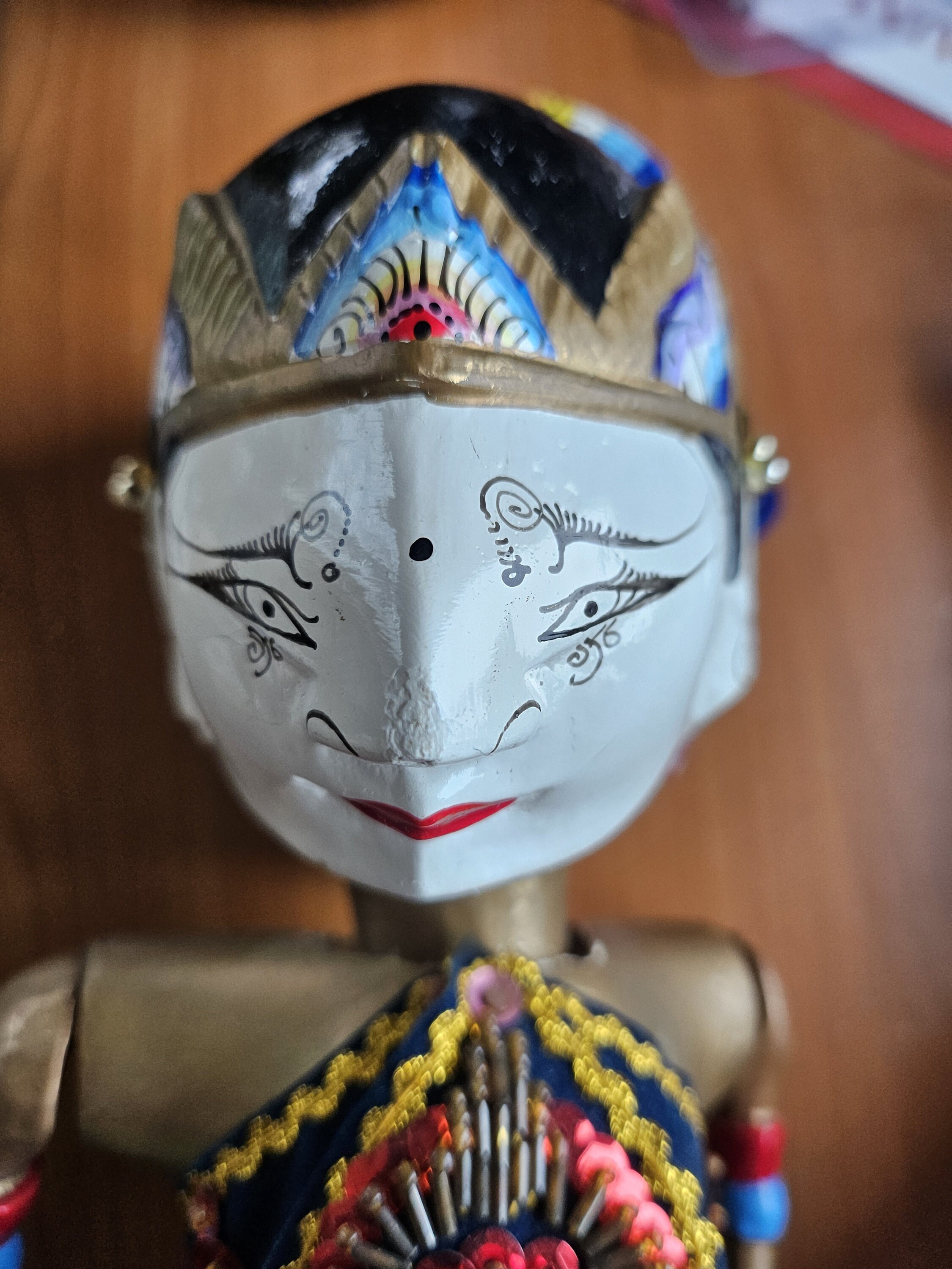Shinta a Wayang Golek wooden Puppet From Bali, Indonesia - Etsy